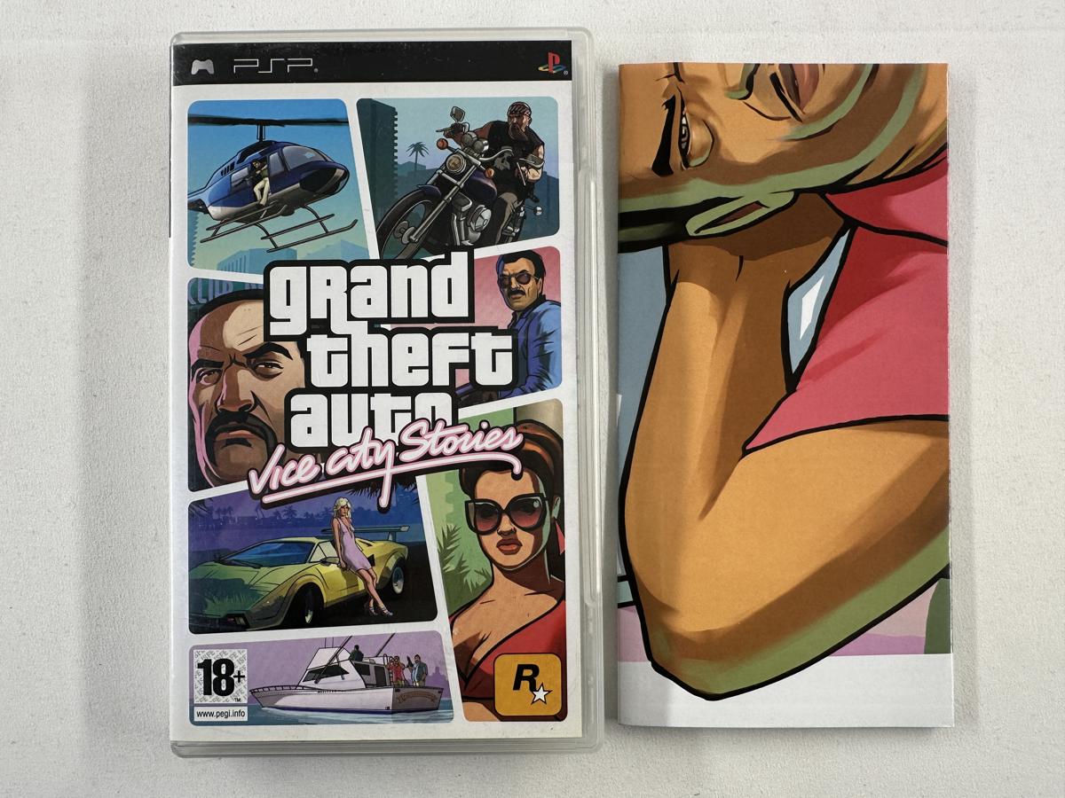 GTA Grand Theft Auto Vice City Stories + Poster Playstation Portable ...