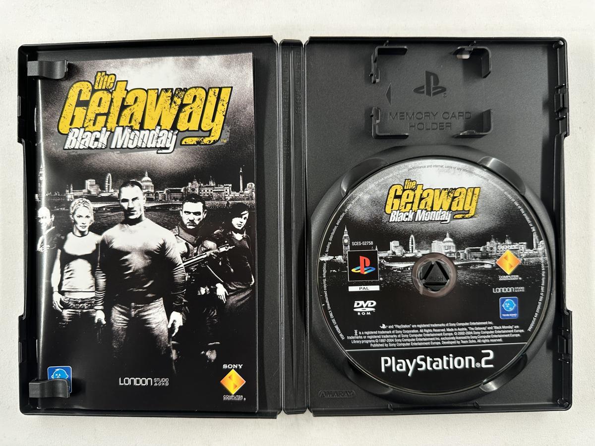 The Getaway Black Monday + poster Playstation 2 - PS2 - Retro Videogames