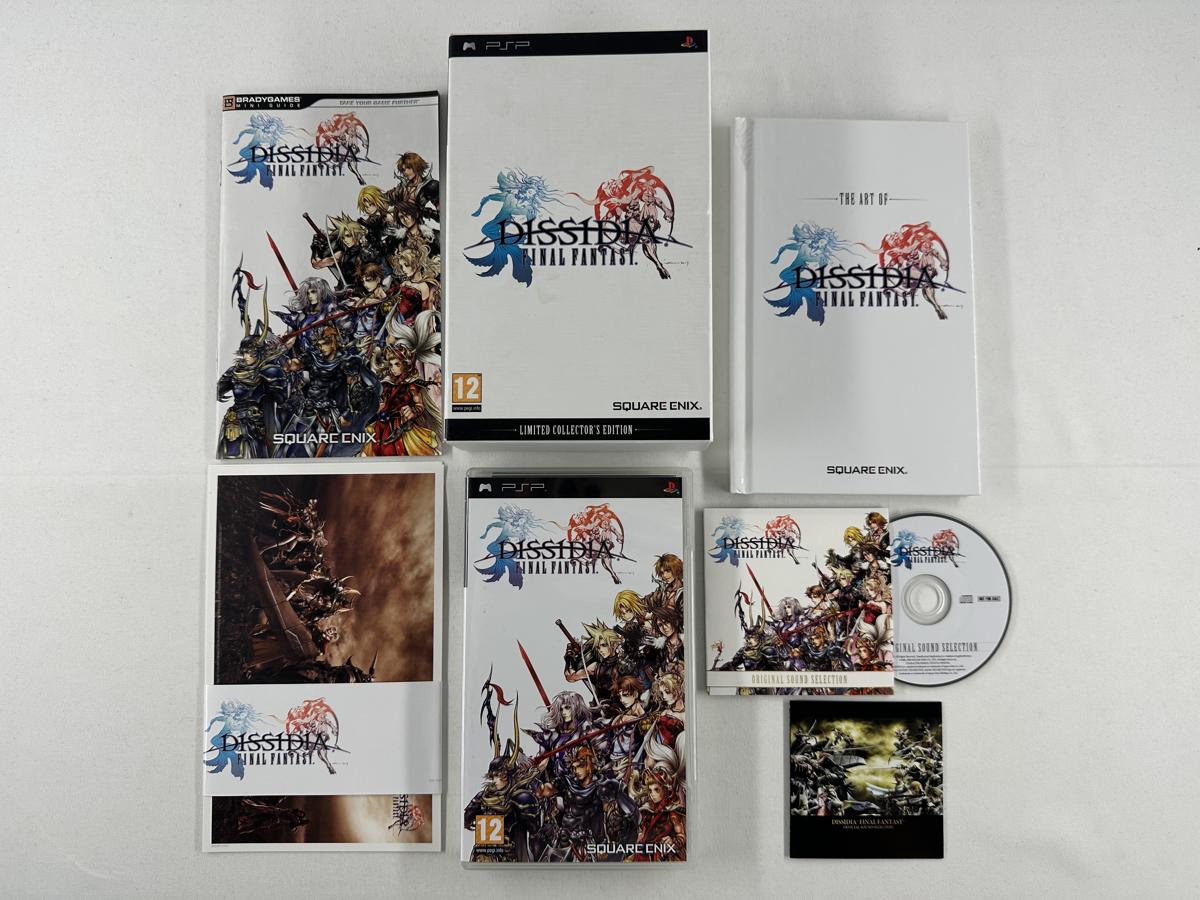 Dissidia Final Fantasy Limited Collector's Edition Playstation Portable ...