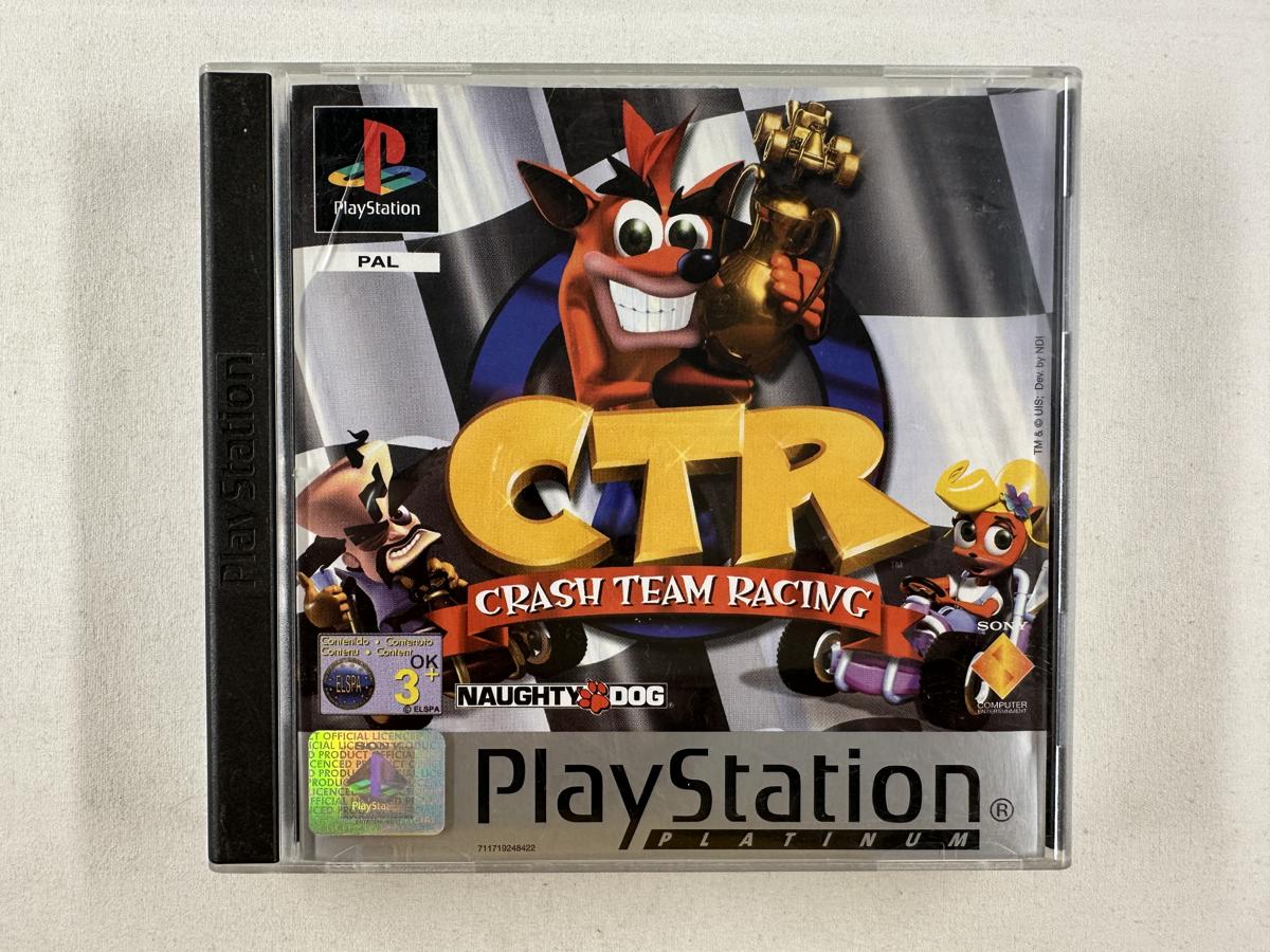 CTR Crash Team Racing Playstation 1 Platinum - PS1 - Retro Videogames