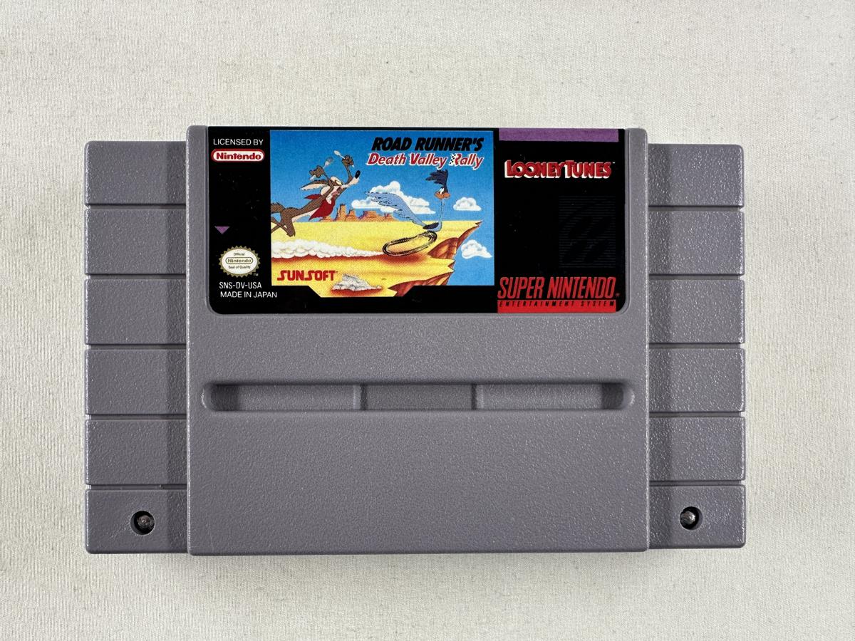 Road Runner's Death Valley Rally NTSC Super Nintendo - SNES - Retro ...