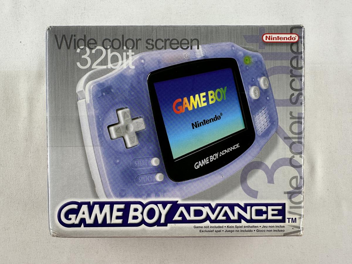 Nintendo Gameboy Advance Clear Blue Compleet - AGB-001 - Retro Videogames